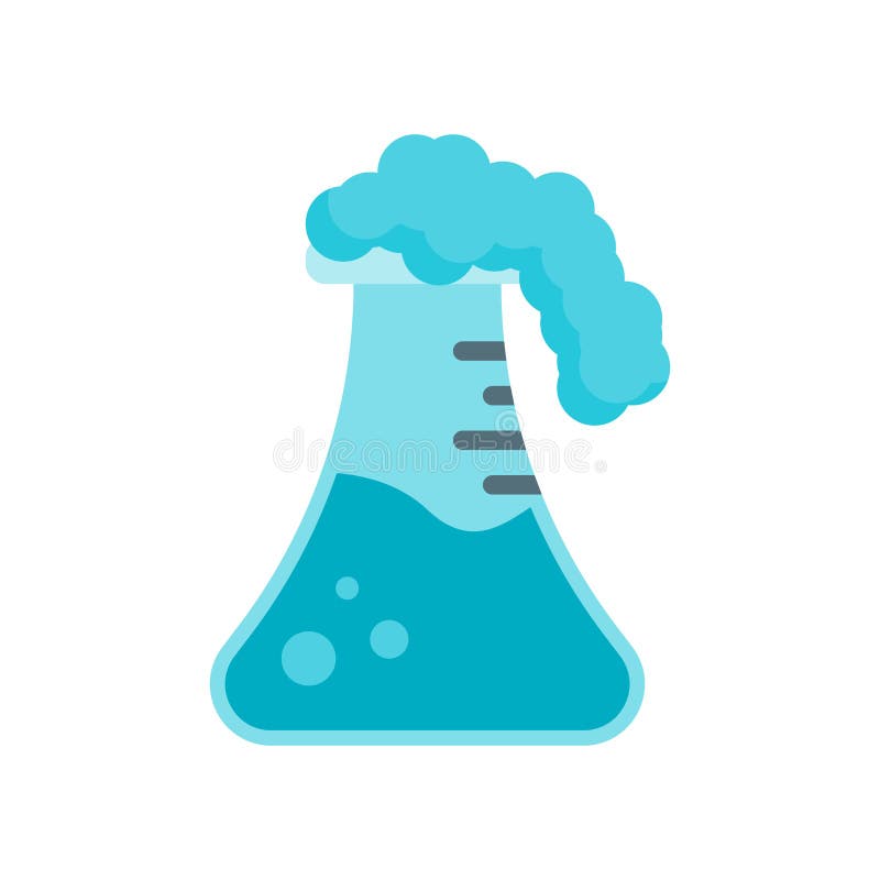 Flask Icon Vector Sign and Symbol Isolated on White Background Stock ...