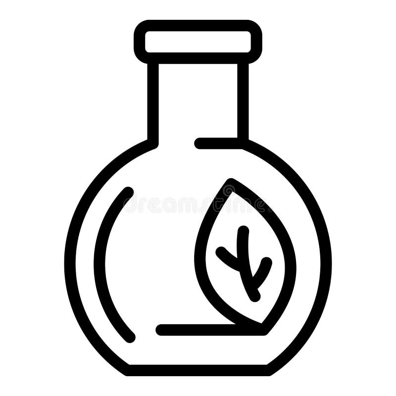 Flask Innovation Icon, Outline Style Stock Illustration - Illustration ...