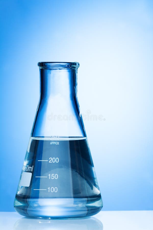 Flask and liquid stock photo. Image of glass, fluid, container - 36889972