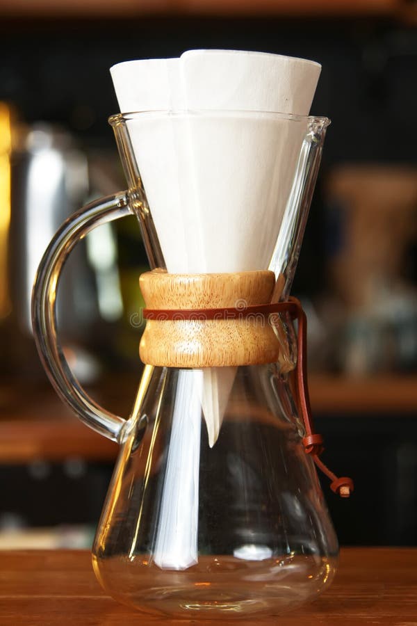 Flask for Preparation Coffee Stock Image - Image of preparation ...