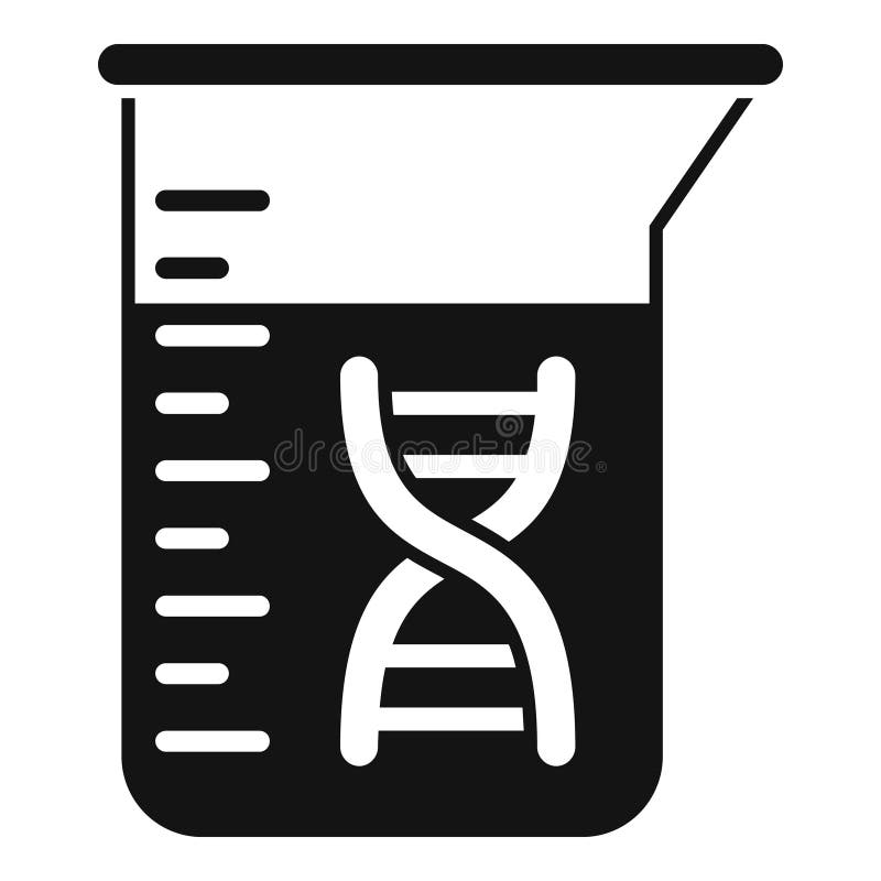 Flask Science Icon Simple Vector. Gmo Food Stock Illustration ...