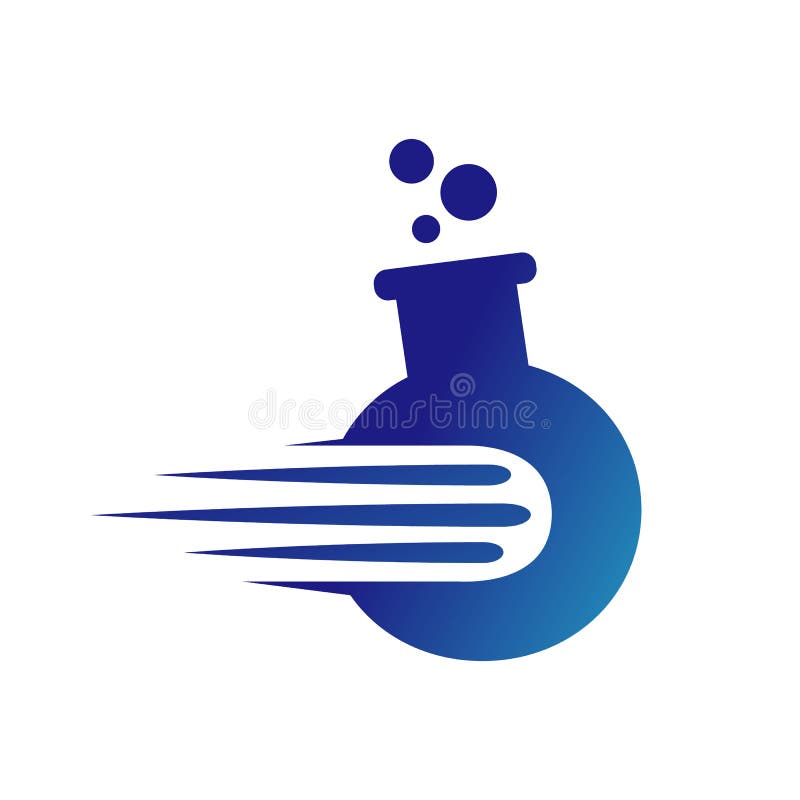 Flask Sign Lab Logo Science Chemical Research Template Vector Design ...