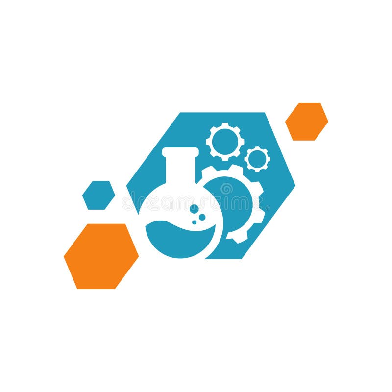 Flask Sign Lab Logo Science Chemical Research Template Vector Design ...