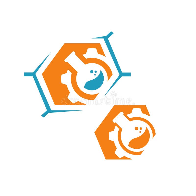 Flask Sign Lab Logo Science Chemical Research Template Vector Design ...