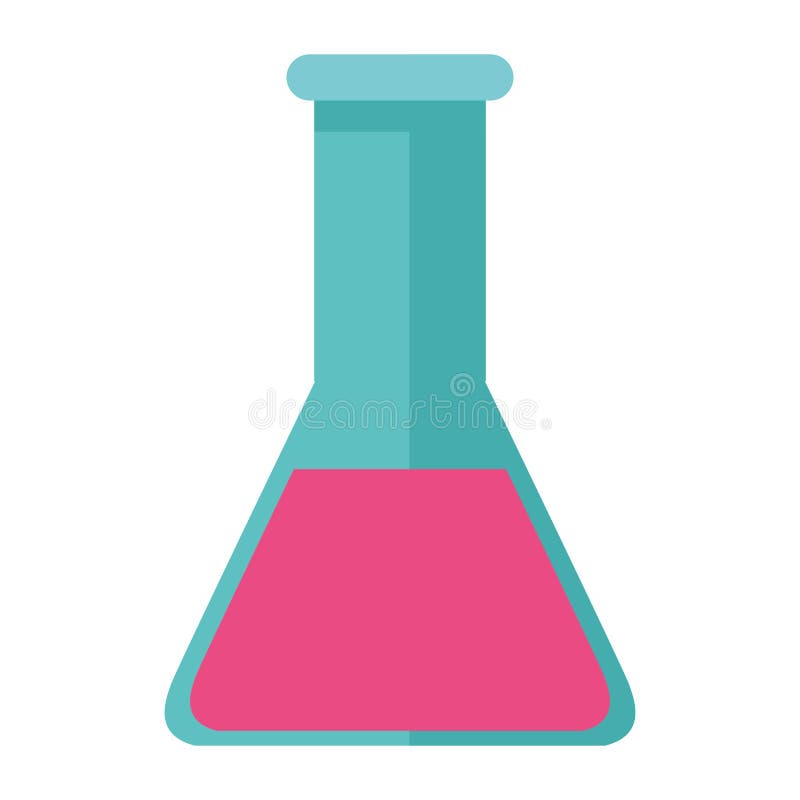 Flask test icon stock vector. Illustration of glass - 219026693