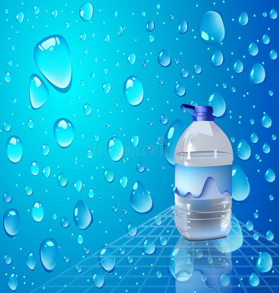 Flaska av vatten 5 arkivfoto. Bild av urklipp, bakgrund - 39060802