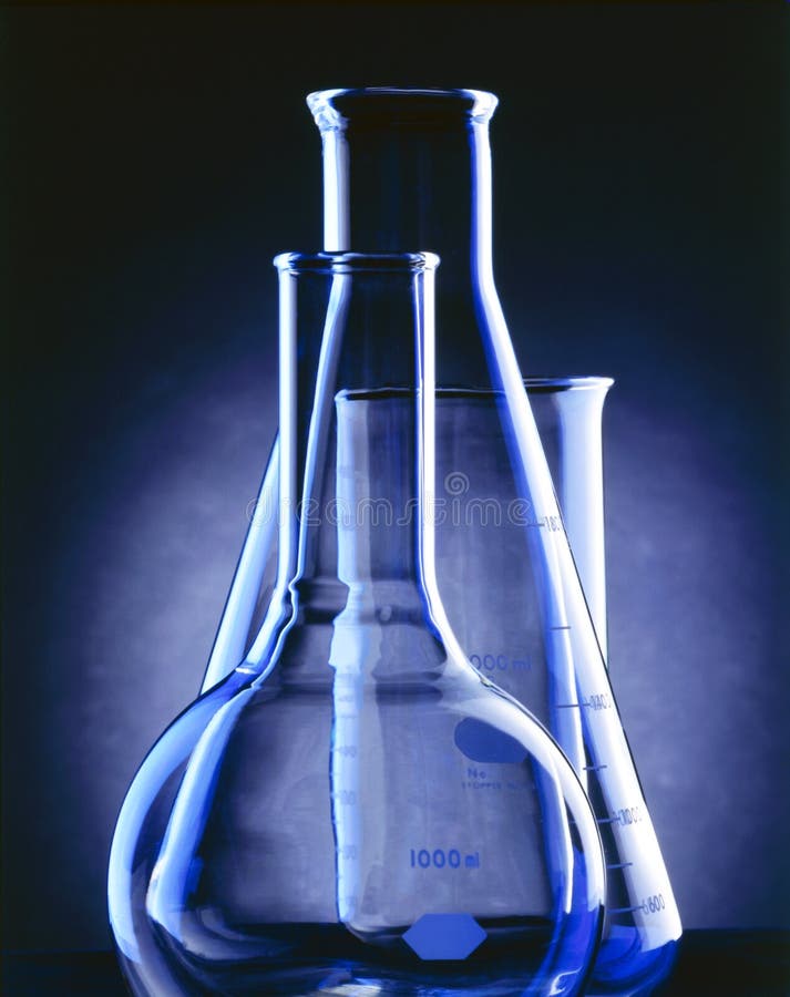 Flasks and beakers stock image. Image of discovery, laboratory - 7356267