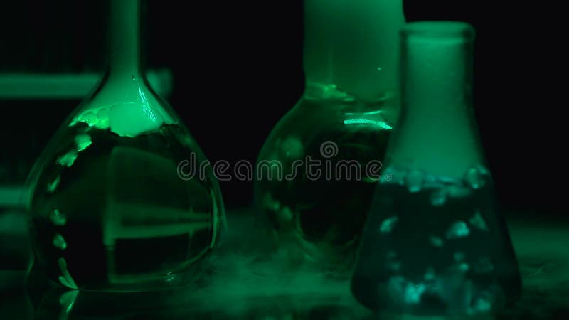 Liquids Boiling in Test Tubes, Fermentation Reaction in Laboratory ...