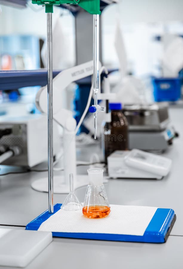 Flasks with Brown Liquid, Science and Medical Research and Development ...