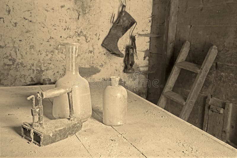 Larder in an Old House in the Country Stock Photo - Image of antique ...