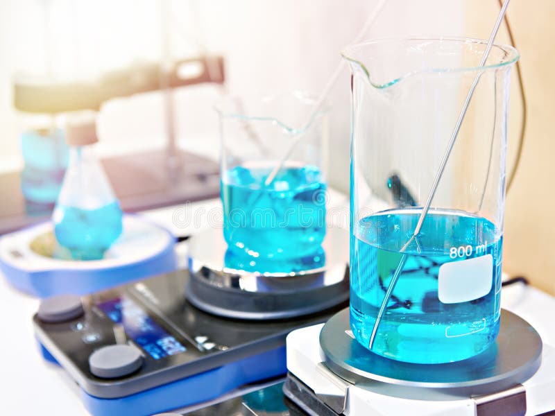 Magnetic stirrer on lab stock photo. Image of tube, science - 152797694