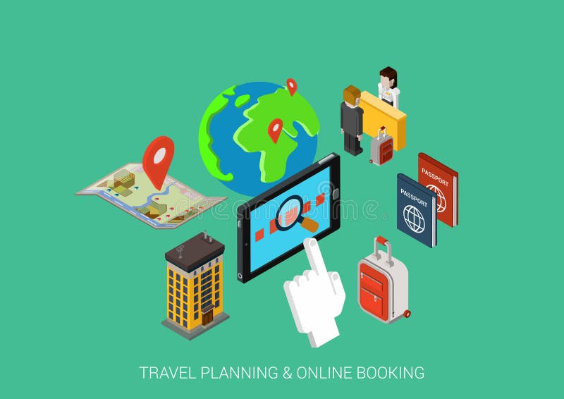 Booking Online Hotel Stock Illustrations – 5,089 Booking Online Hotel ...