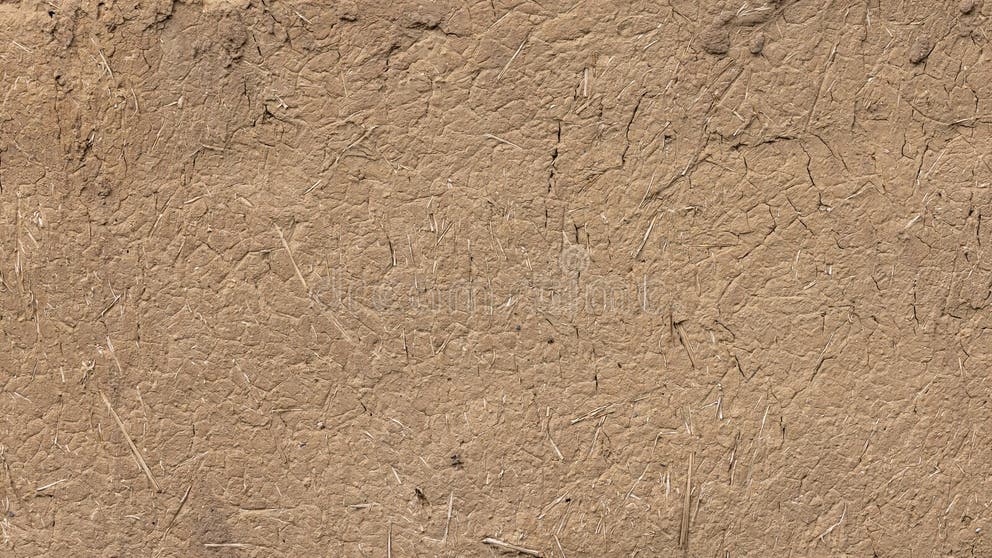 Flat Adobe Plastered Wall Texture Stock Photo - Image of vintage, rural ...