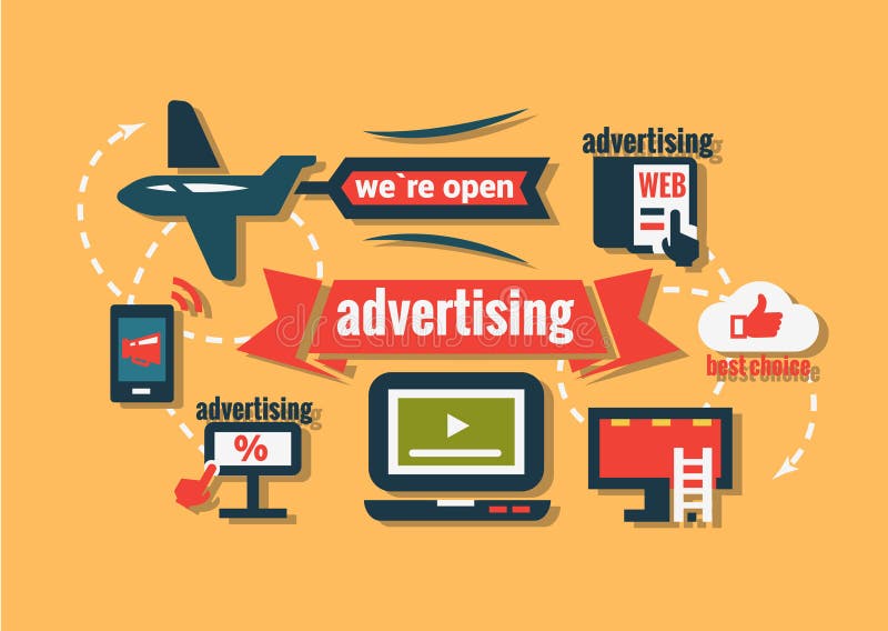 Word cloud - advertising stock vector. Illustration of campaign - 32485198