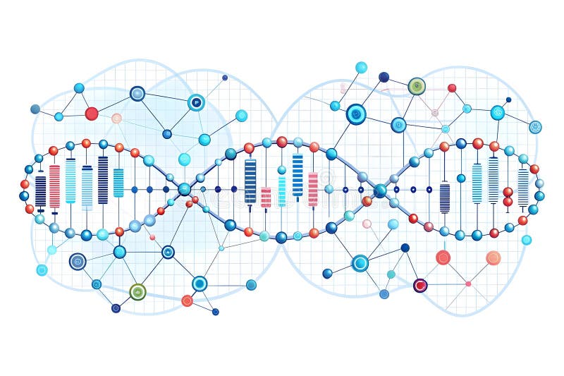 Flat Ai Driven Bioinformatics Elements Concept As Abstract Elements Representing Bioinformatics