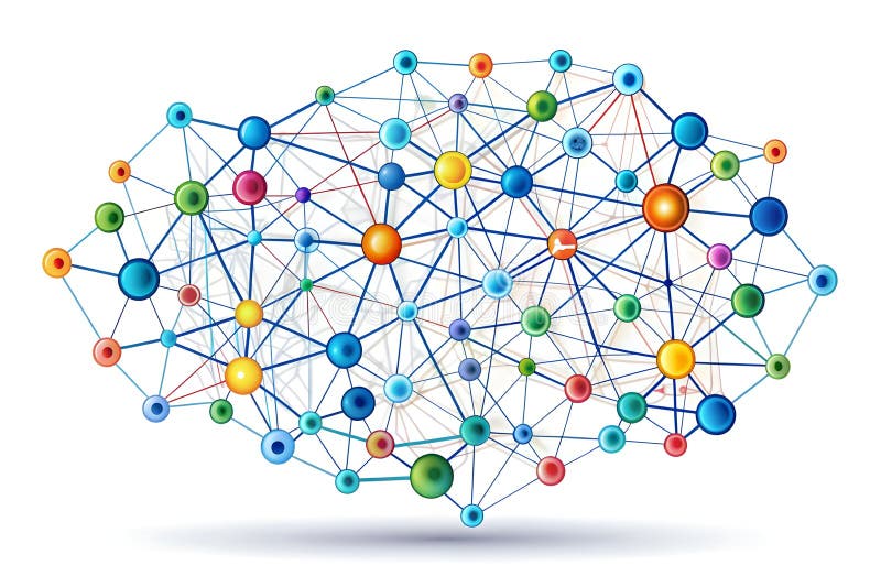 Flat Ai Driven Neural Network Elements Concept As Abstract Elements Representing A Neural