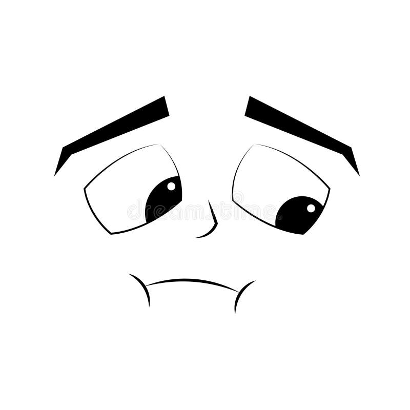 Flat Angry Expression Emote Avatar Stock Vector - Illustration of ...