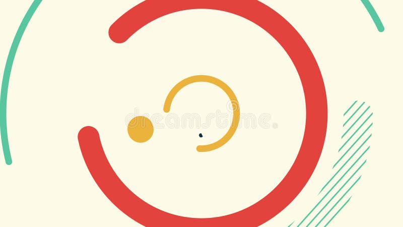 Flat Animated Background with Opening Stock Footage - Video of graphic ...