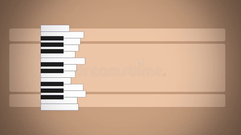 Flat Animation Piano Keyboard Like Abstract Sound Level Stock Video ...