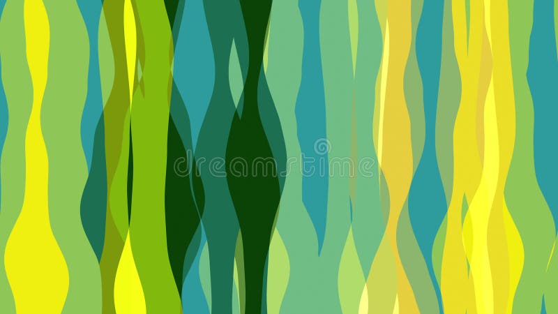 Flat Animation with Stripe Wave Stock Footage - Video of abstract ...