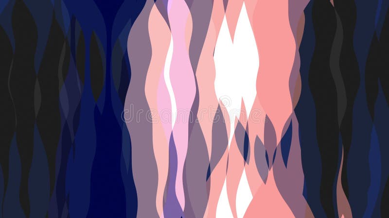 Flat Animation with Stripe Wave Stock Video - Video of curve, color ...