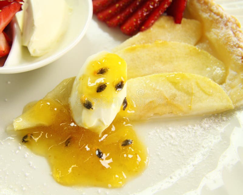 Flat Apple Pie stock image. Image of meal, fresh, yummy - 11340037