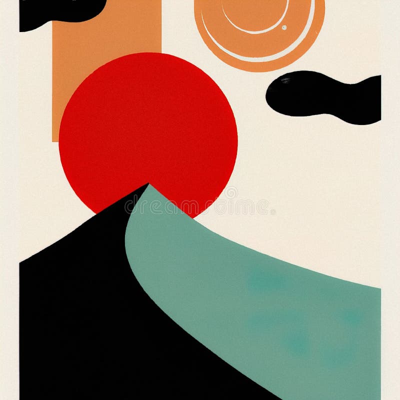 Flat art poster design stock illustration. Illustration of computer ...