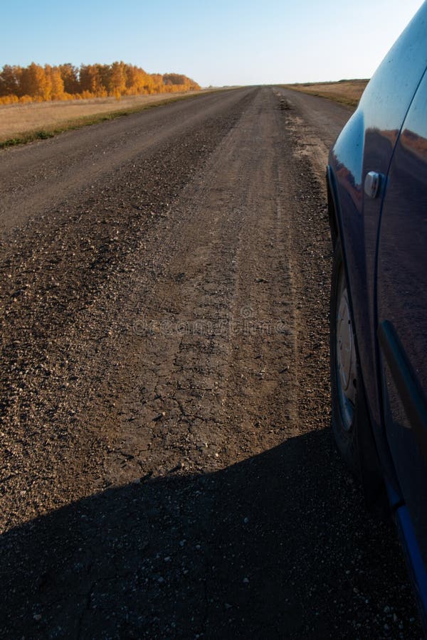 Flat Asphalt Road for Cars with Markings Stock Image - Image of cars ...