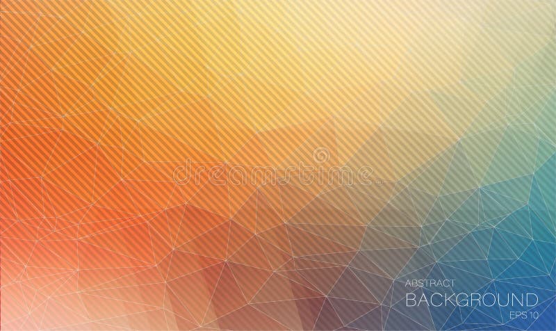 Flat Background with Triangles Shapes Stock Vector - Illustration of ...