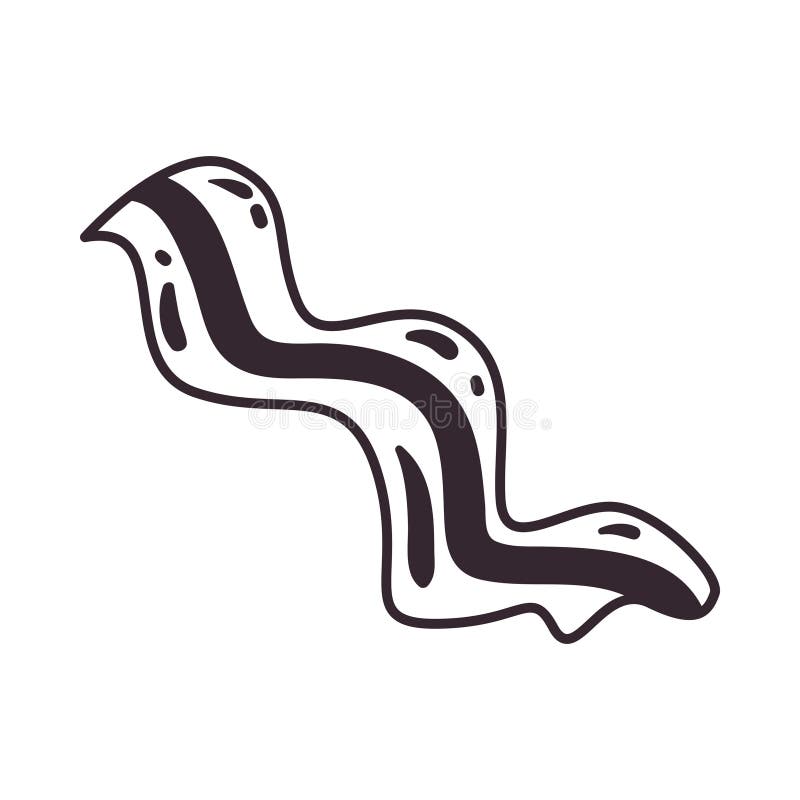 Flat bacon design stock vector. Illustration of fresh - 273093007