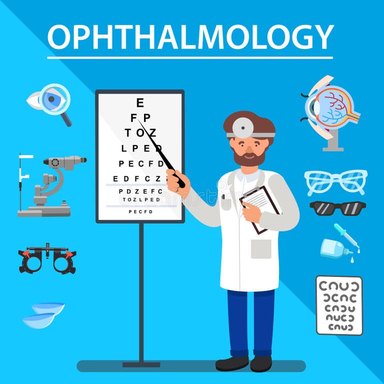 Ophtalmology Vision Testing Methods Stock Illustrations – 1 ...