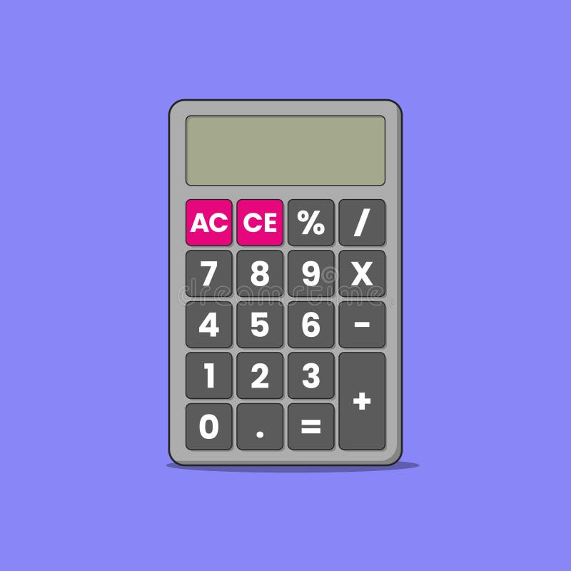 Flat Basic Mathematical Calculation Icon Illustration Vector School ...