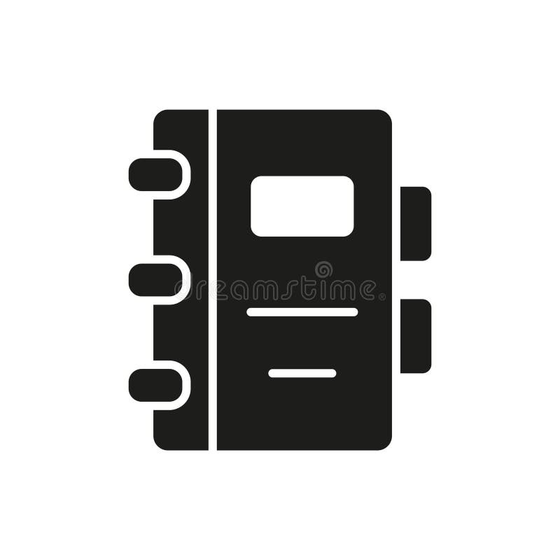 Flat Binder Icon, Ideal for Office, School, Organization, Paperwork ...