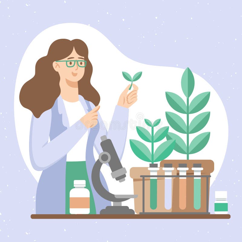 Flat Biotechnology Icons Set Stock Vector - Illustration of flat ...