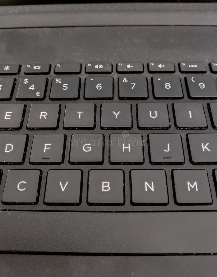 Flat black keyboard stock photo. Image of computer, work - 148828116
