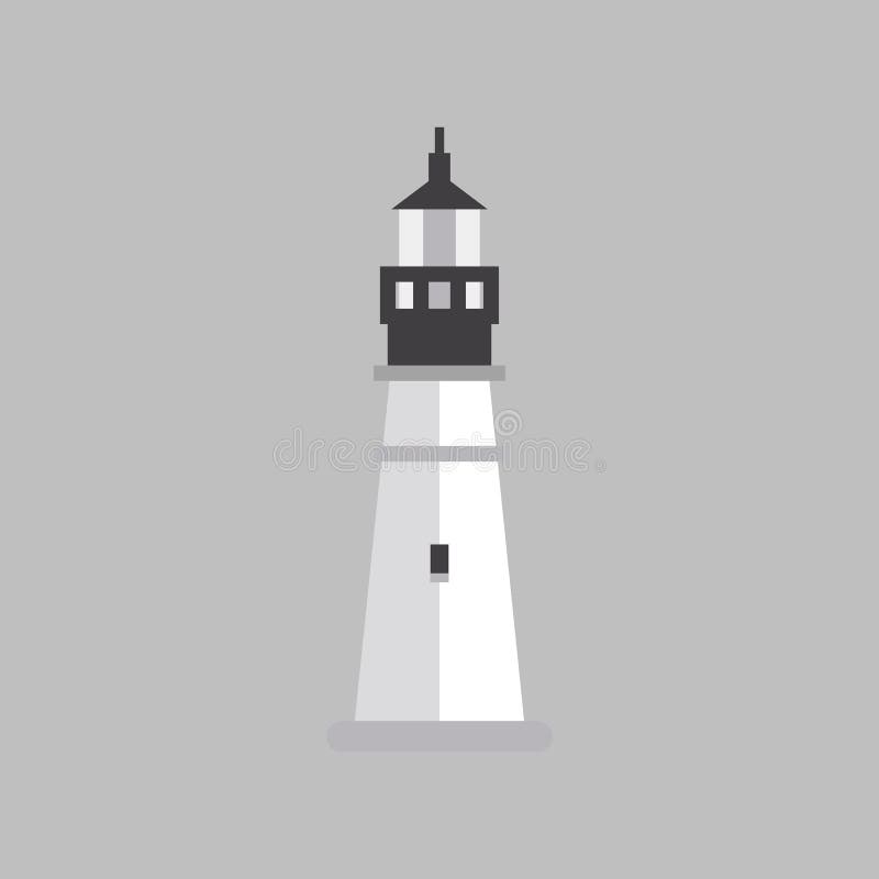 Black Lighthouse Stock Illustrations – 5,371 Black Lighthouse Stock ...