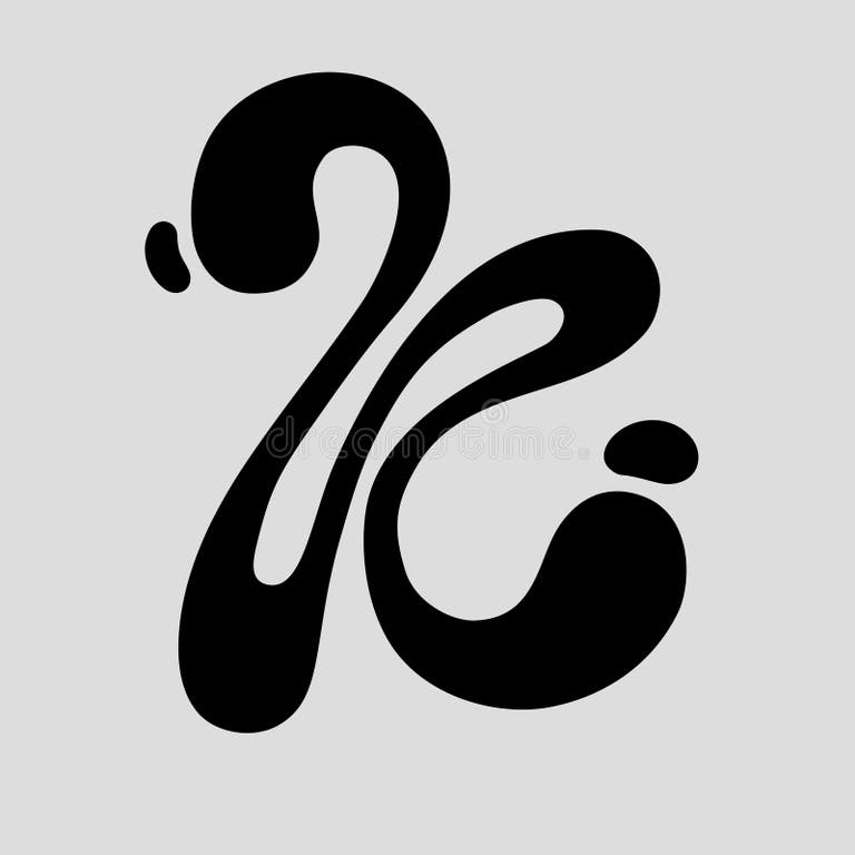 Liquid K Alphabet Stock Illustrations – 444 Liquid K Alphabet Stock ...