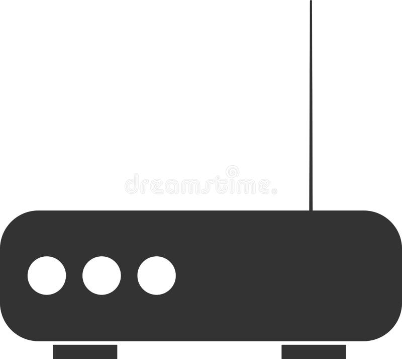 Icon router flat stock vector. Illustration of connection - 83690713