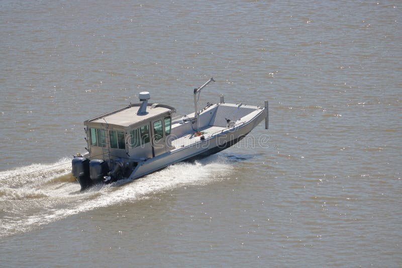 Flat Bottom Boat stock photo. Image of high, small, right - 92068716