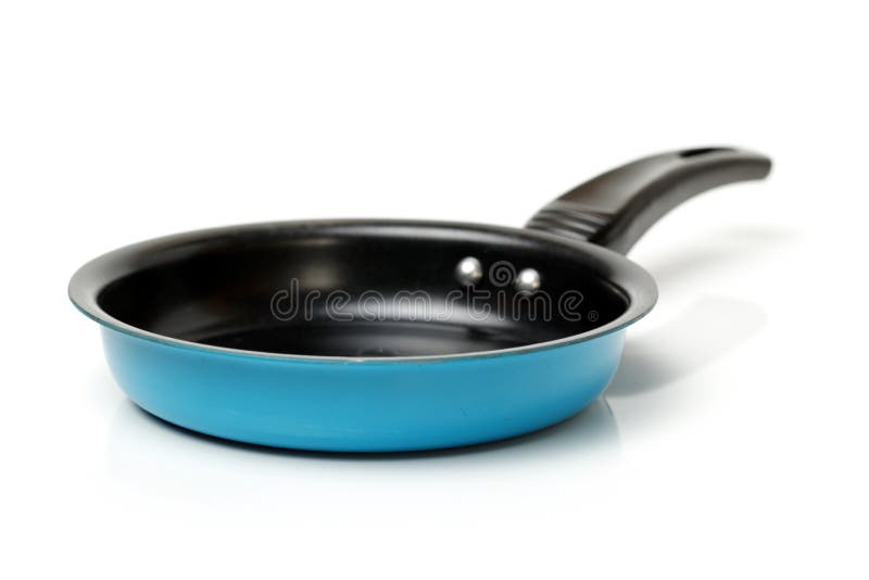 Flat-bottomed pan stock image. Image of frying, horizontal - 65114079