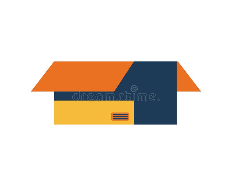 Flat box design stock vector. Illustration of shipping - 273185000