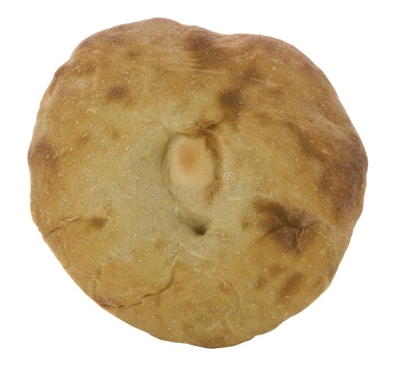 Flat Bread Pita Isolated on White Background Stock Photo - Image of ...