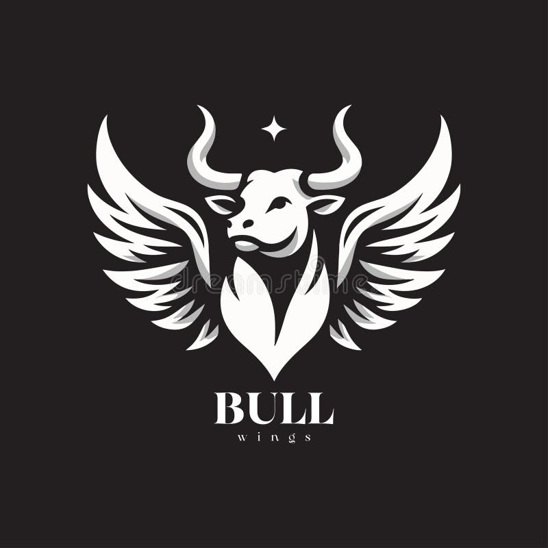 Bull wings logo stock vector. Illustration of bison - 311257369