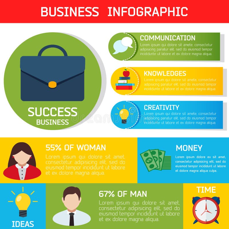 Money Saving Business Template Design Infographic . Concept Stock ...