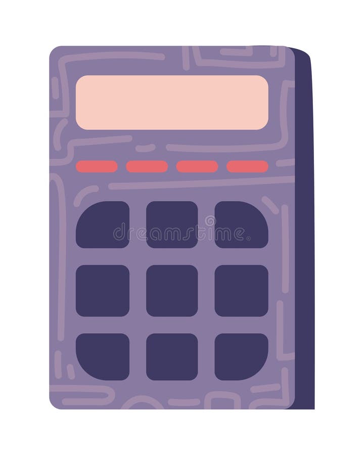 Flat calculator design stock vector. Illustration of tool - 273188711