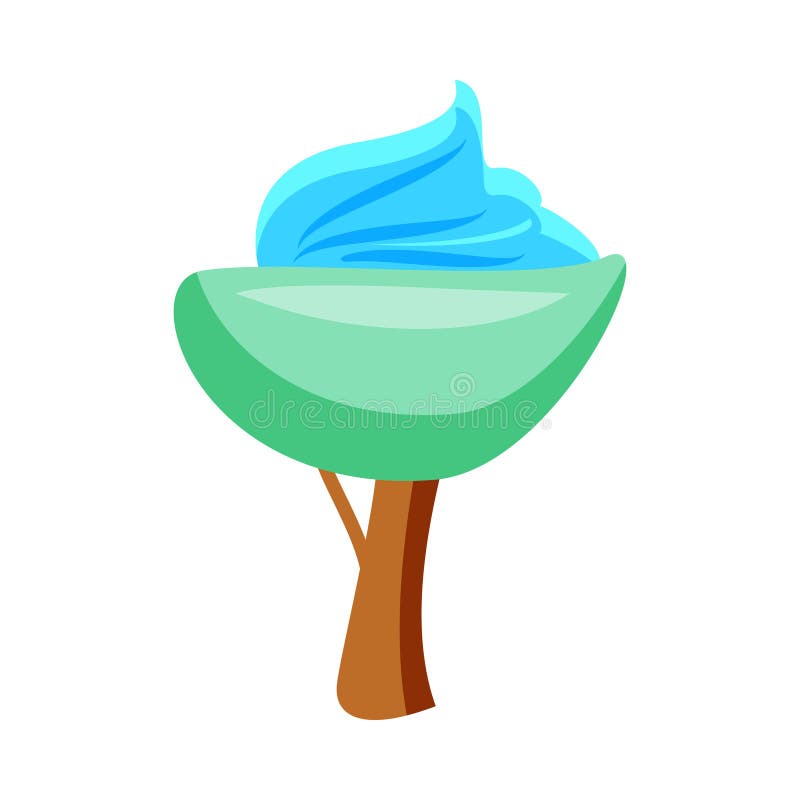 Flat Candy Tree stock vector. Illustration of bright - 275792454