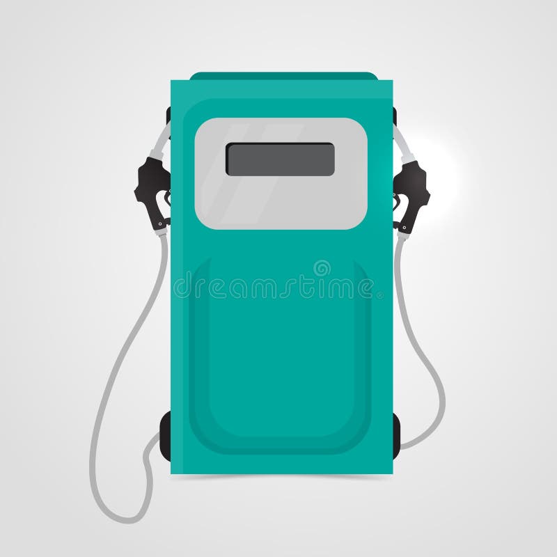 Flat car, pamp station. stock vector. Illustration of diesel - 85194362