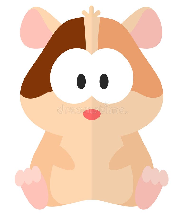 Cartoon Hamster Tired stock vector. Illustration of graphic - 42222263