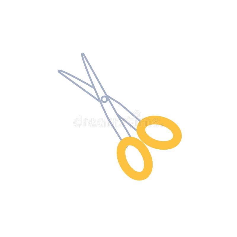 Flat Cartoon Scissors,tools and Instruments Equipment Vector ...