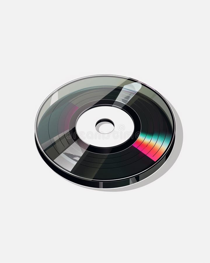 Flat CD in Jewel Case Illustration Ai Stock Illustration - Illustration ...